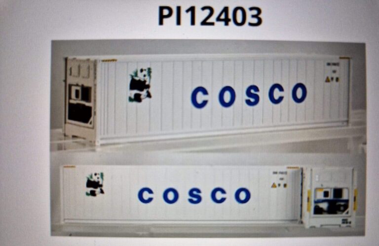 Kylcontainer 40ft ”Cosco” – Swedish Truck Models
