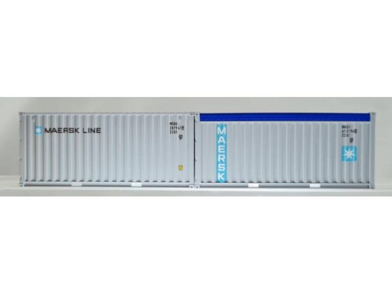 Container set 20ft ”Maersk” – Swedish Truck Models